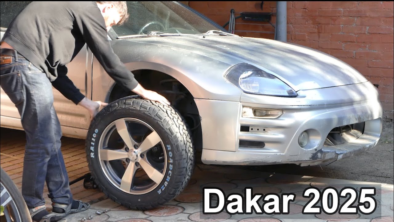 Transforming a Mitsubishi Eclipse into a Porsche 911 Dakar 2025! - YouTube