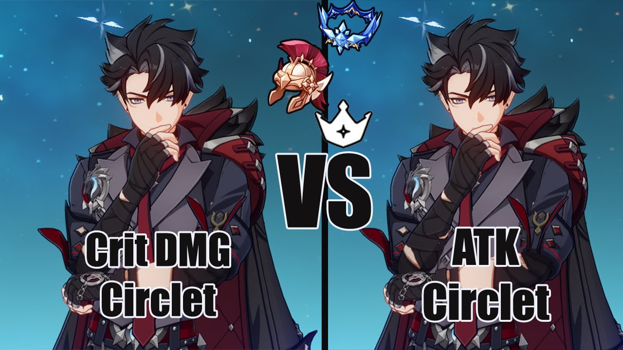 Wriothesley Crit DMG VS ATK Circlet - Genshin impact - YouTube