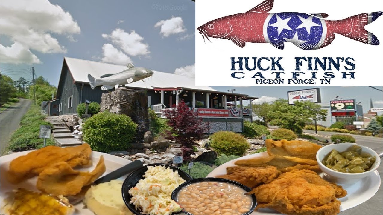 HUCK FINN'S CATFISH | Pigeon Forge, Tennessee | Food Review - YouTube