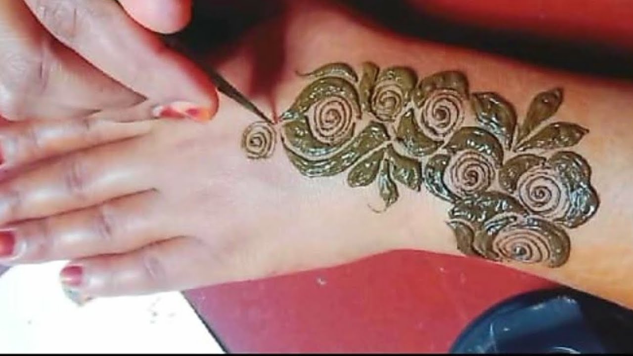 new simple Arabic mehndi design|latest Arabic mehndi design 2024|back ...