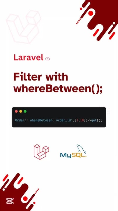 Laravel Tip: Effortless Filtering with whereBetween - YouTube