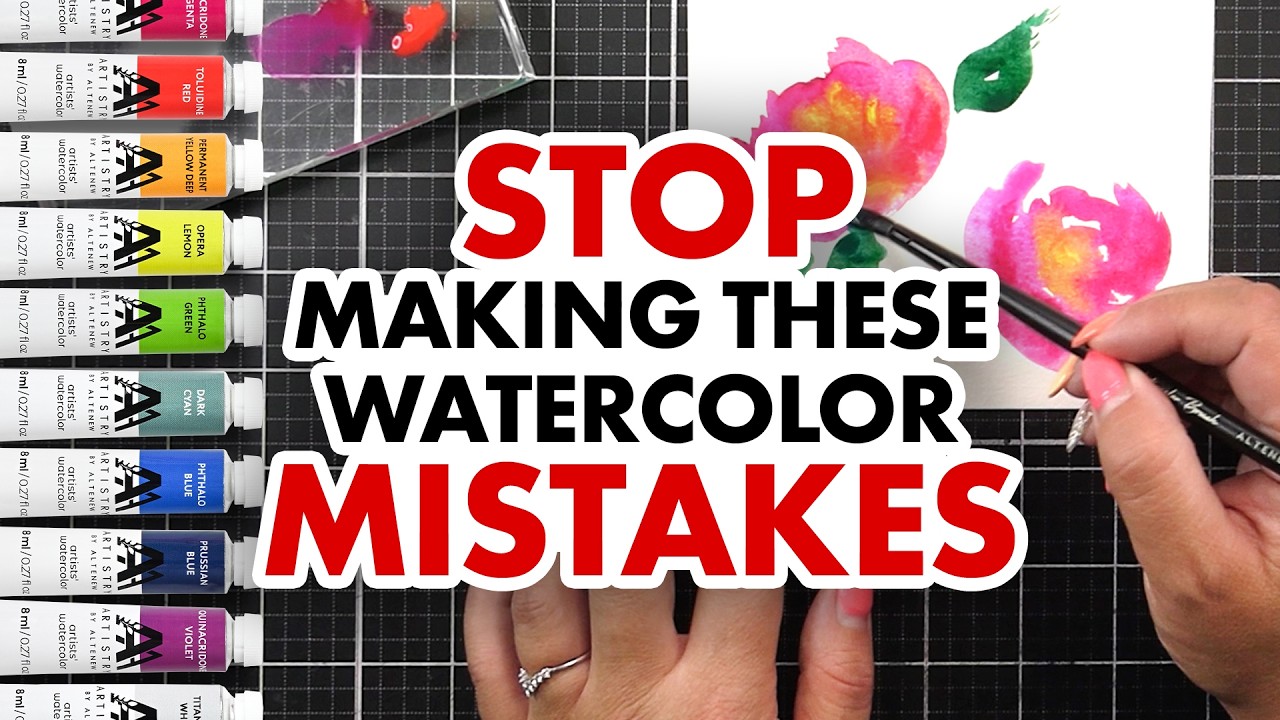 5 Watercolor Mistakes - YouTube
