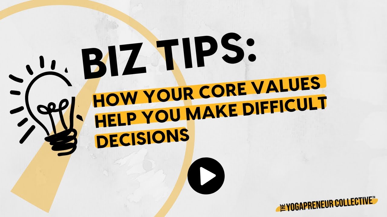 Define your CORE VALUES to Drive Revenue - YouTube