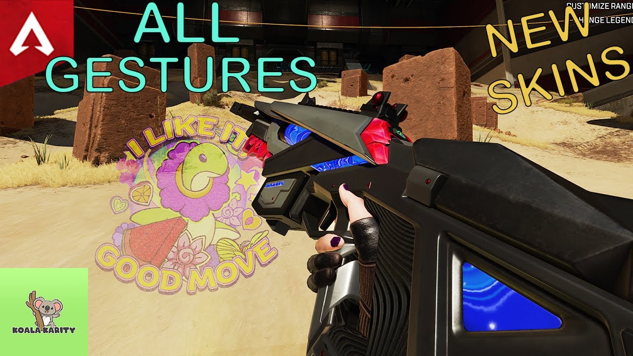 New Legendary Skin for the Sentinel (Glass Scope), All Gestures. [Apex ...