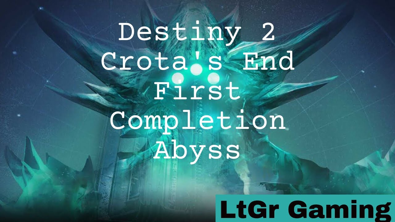 Destiny 2 Crota's End First Completion: Abyss - YouTube
