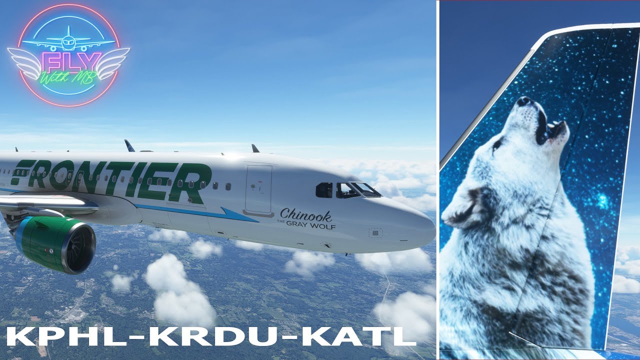 LIVE!| MSFS | Frontier Airlines Real World OPS! | FBW A32NX - YouTube