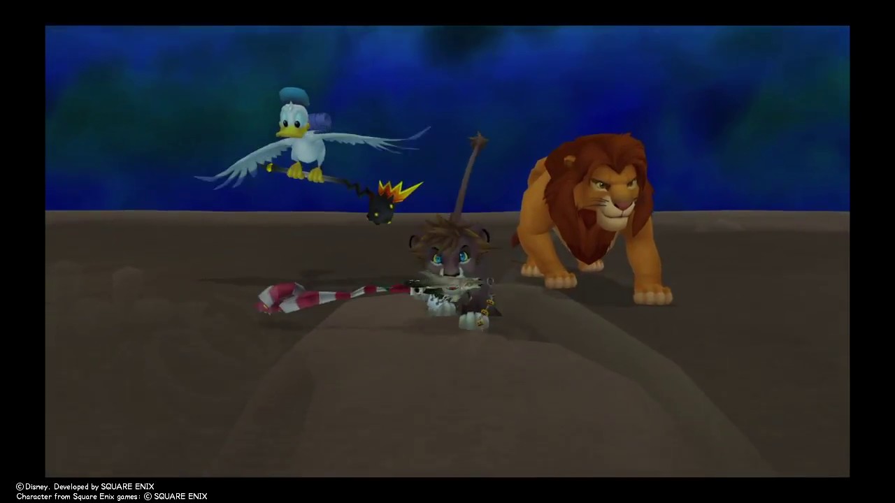 Kingdom Hearts 2 Final Mix - Scar ( Level 1 Critical Mode ) - YouTube