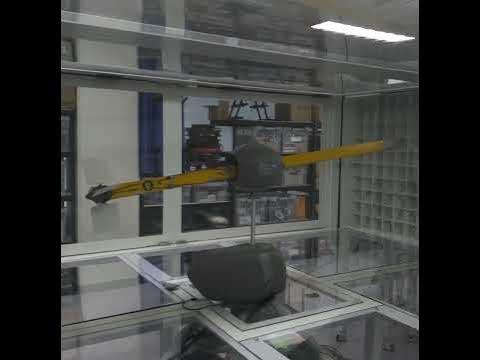 Indoor Rocket Attitude Control Test - YouTube