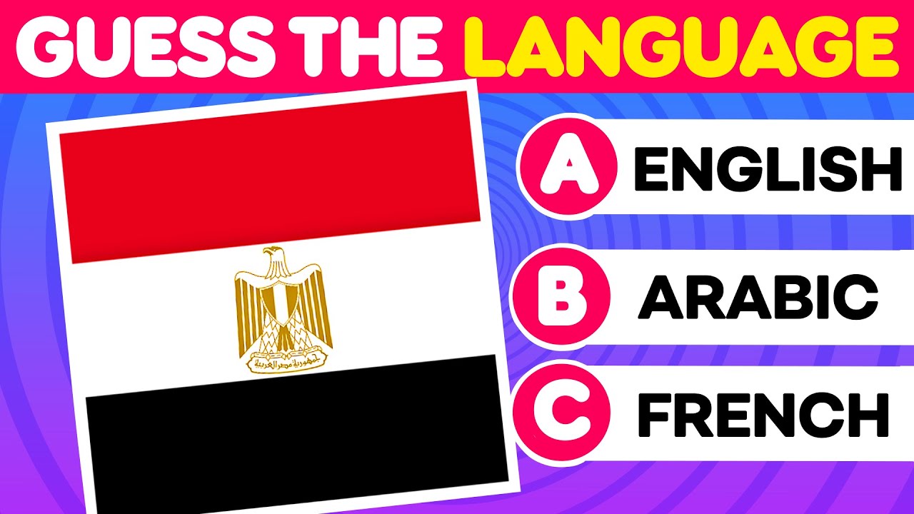 🌍Guess The Language By The Flag 🚩 Country Quiz 🔍 - YouTube