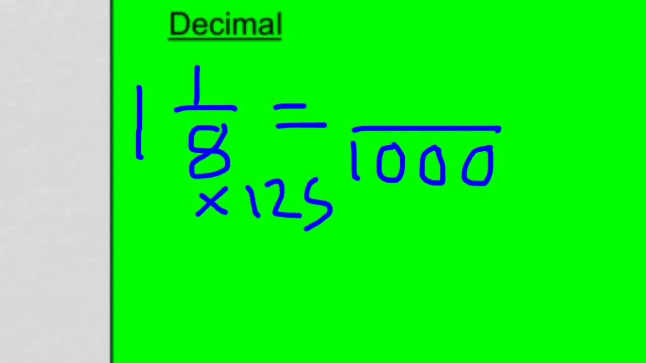 Grade 8 Fraction To Decimal And Percent 2 YouTube Grade 8 Fraction To Decimal And Percent 2 YouTube