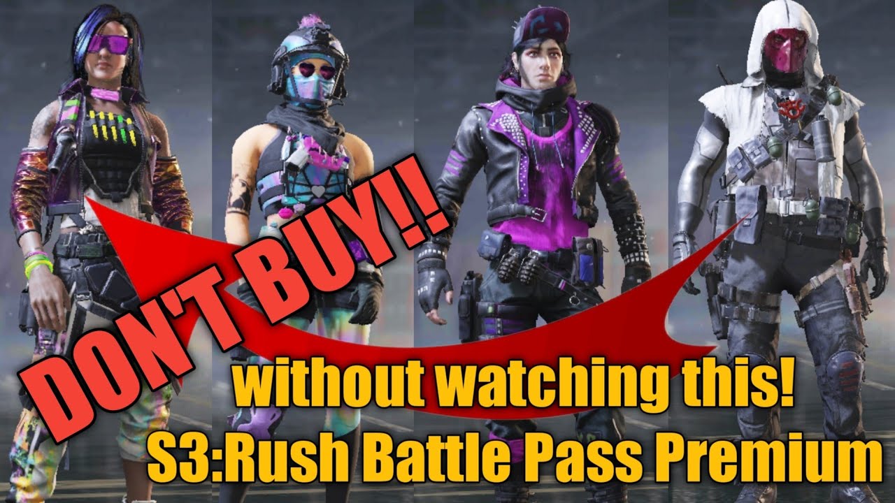 CODM SEASON 3: RUSH BATTLE PASS PREMIUM [BPP] PLUS GROUND FORCES REWARD ...