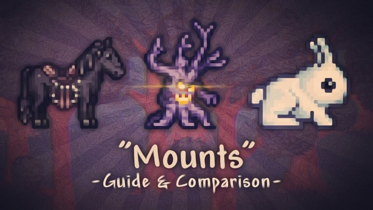 All 27 Mounts Guide & Comparison - Terraria 1.4.4.9 - YouTube