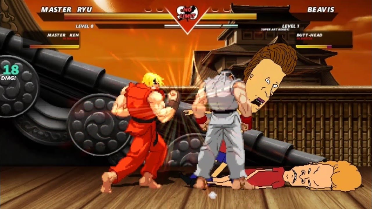 MASTER KEN & MASTER RYU vs BEAVIS & BUTT-HEAD - The highest level of ...