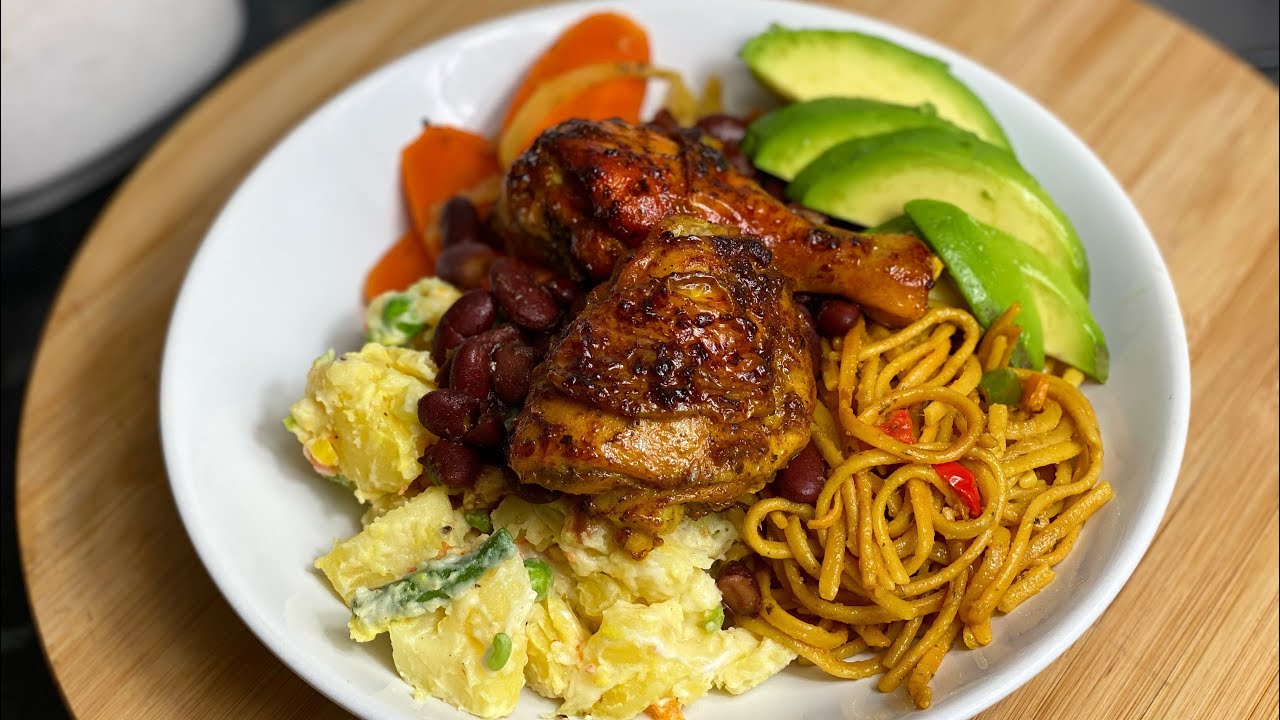 Let’s Cook with me | Potato Salad | Chowmein | Baked Chicken | Terri ...