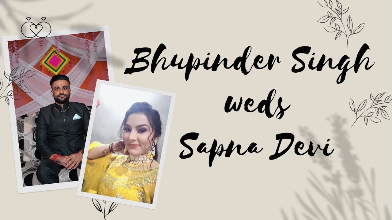 Live Wedding Ceremony of Bhupinder Singh weds Sapna Devi Live By:- Gill ...