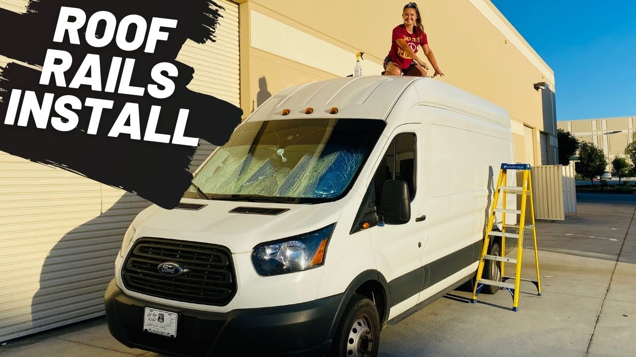 How to install rails on roof- FORD TRANSIT VAN - (Russian w/ Eng ...
