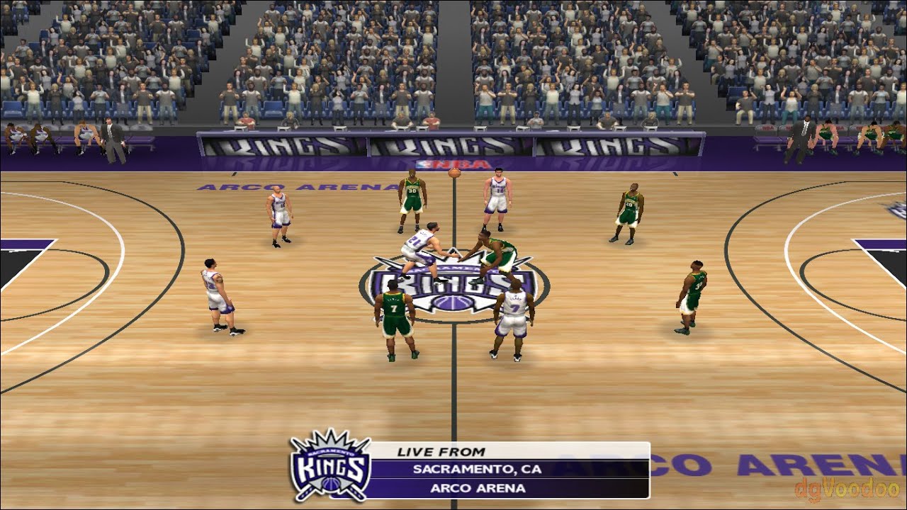 NBA LIVE 2003 Seattle Supersonics @ Sacramento Kings 02 03 - YouTube
