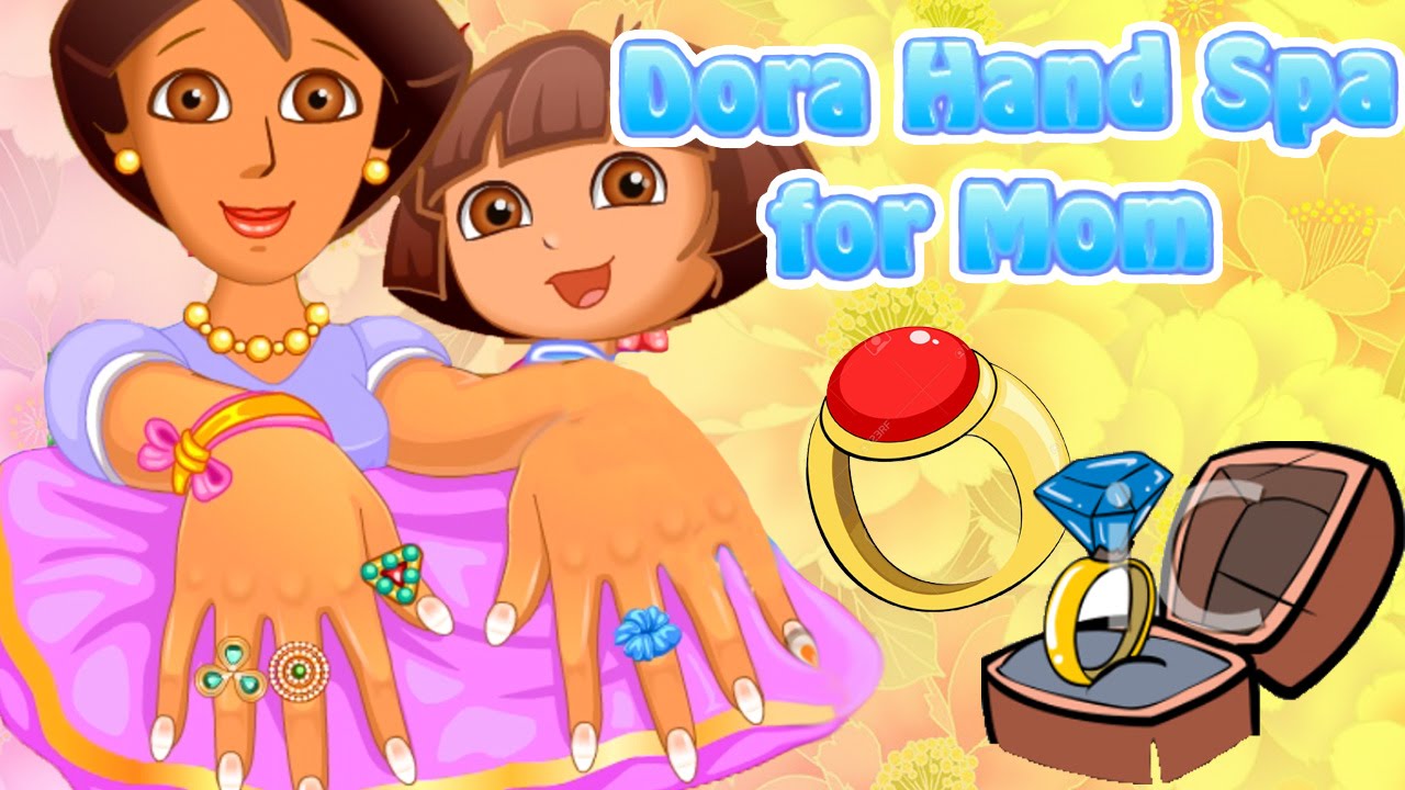 Dora Hand Spa For Mom Game! | Dora the Explorer Kids Games! - YouTube