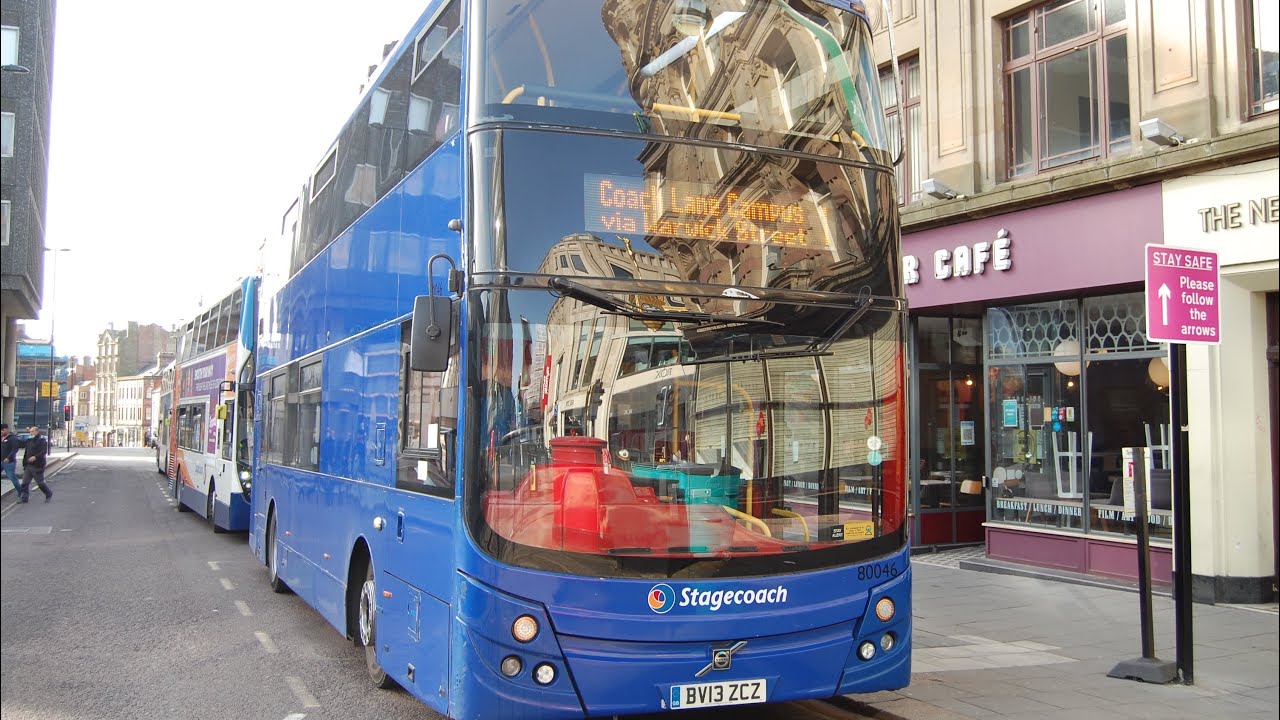 Beast: Stagecoach North East 80046 (BV13ZCZ) Volvo B9TL/MCV DD103 - YouTube