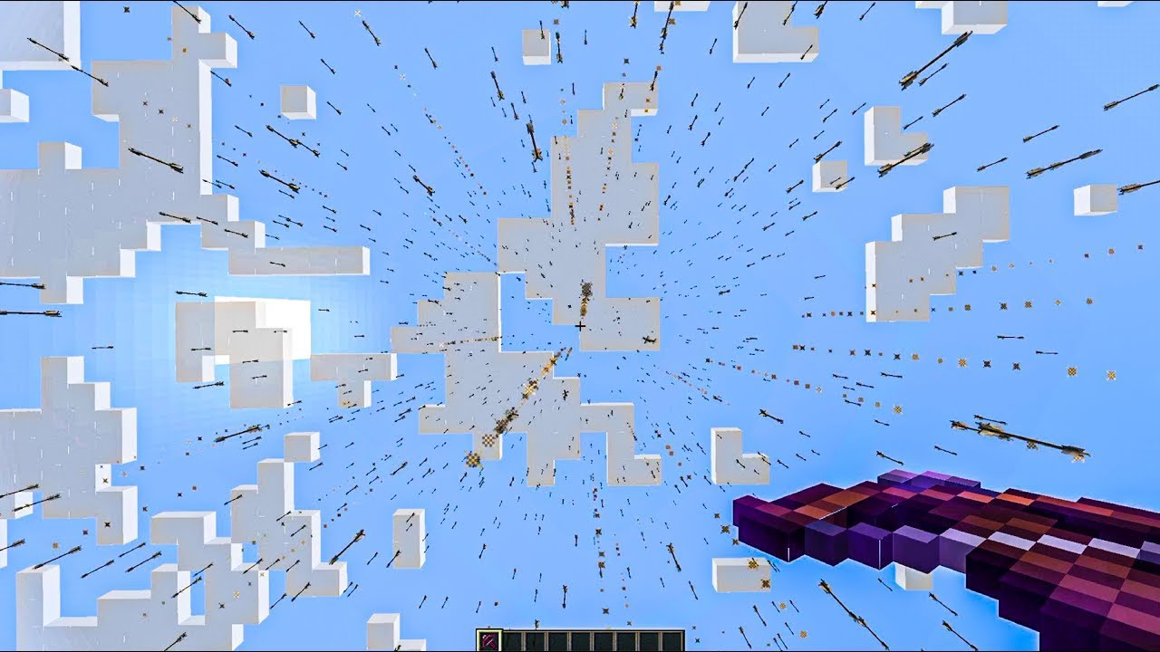 Minecraft. Crossbow 10000 multishot - YouTube