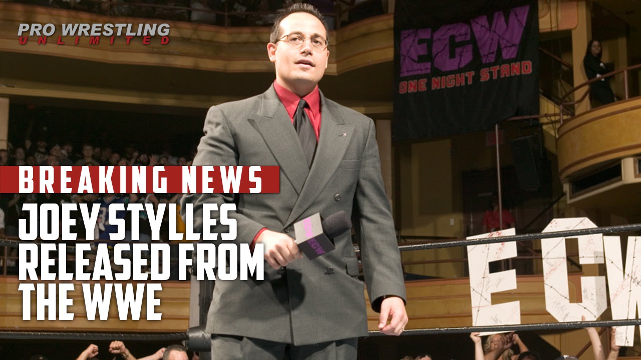 BREAKING NEWS: Joey Styles Released From WWE - YouTube