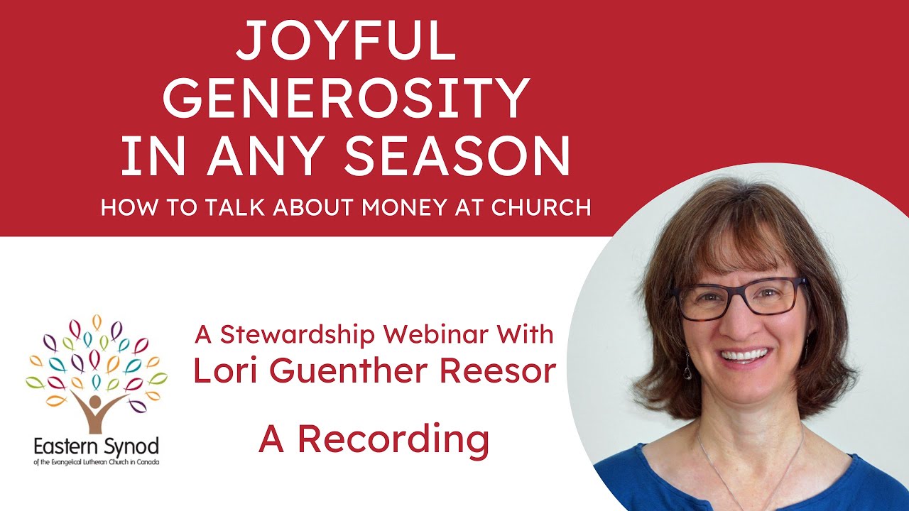 Joyful Generosity In Any Season - YouTube