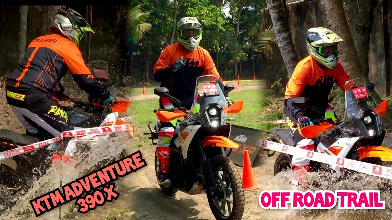 Off Road Taste ride of KTM Adventure 390 X | My first Off Road trail ...