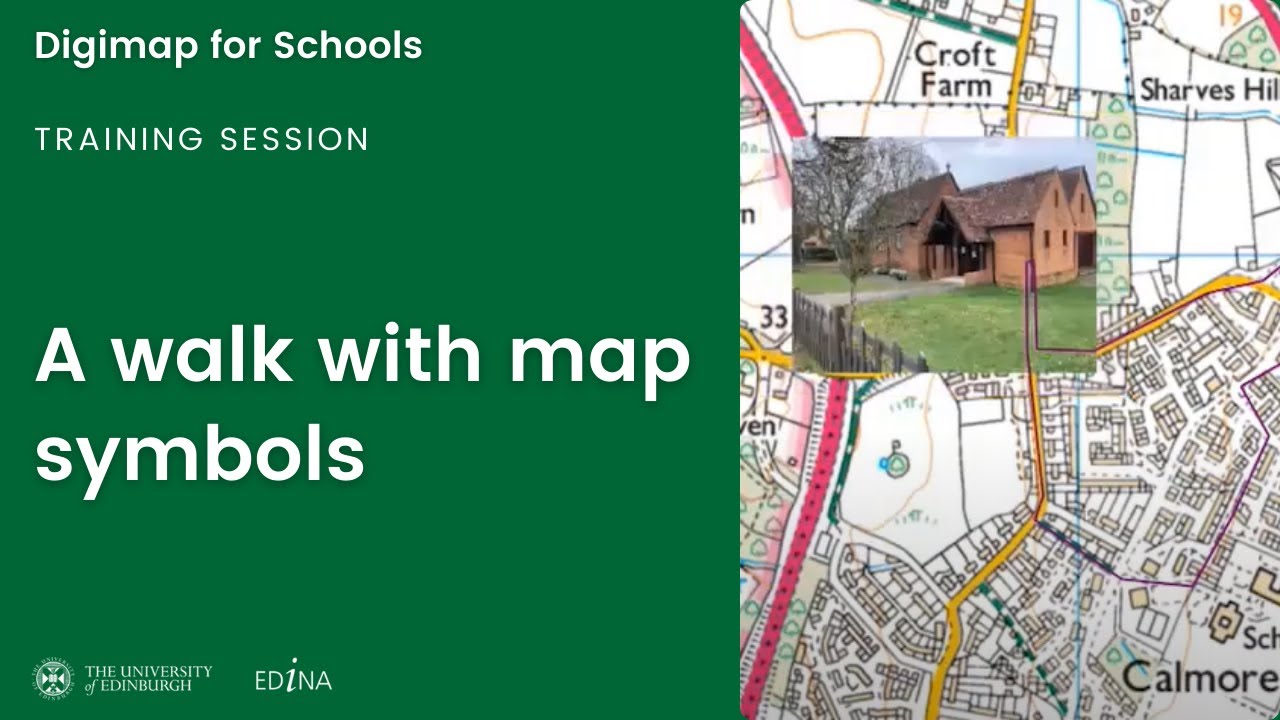 A walk with map symbols - YouTube