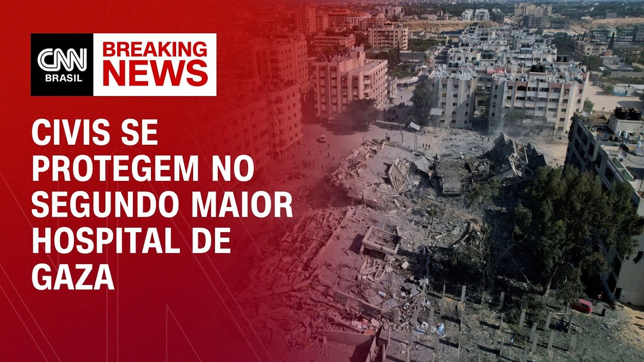 Civis se protegem no segundo maior hospital de Gaza | BRASIL MEIO-DIA ...