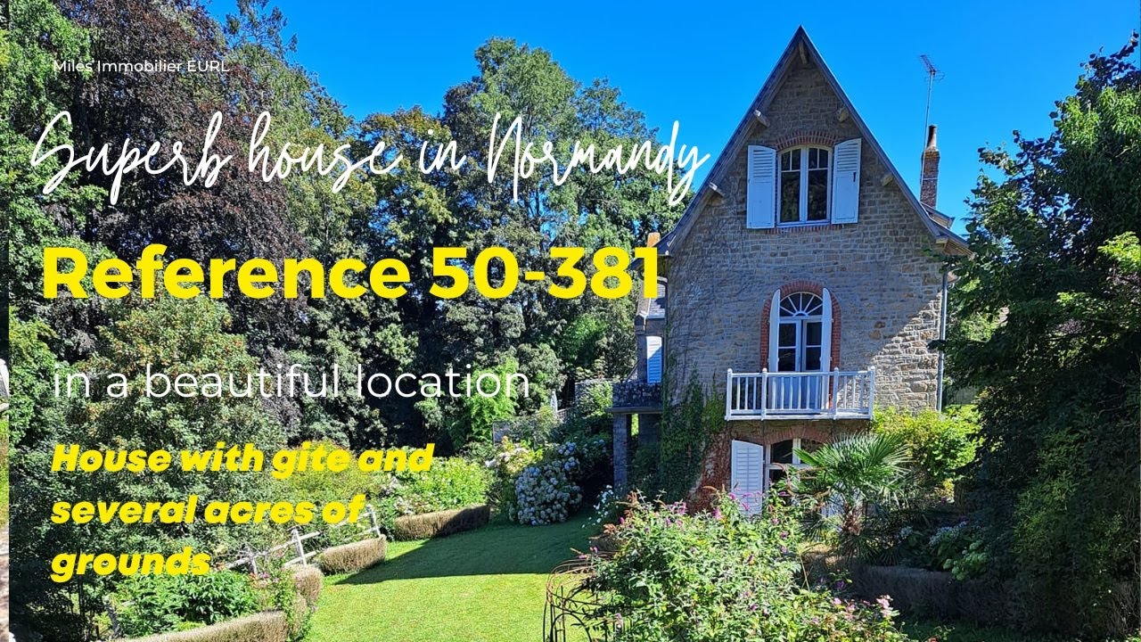 Superb house in Avranches with gite and 7 acres of land - Ref 50-381 ...