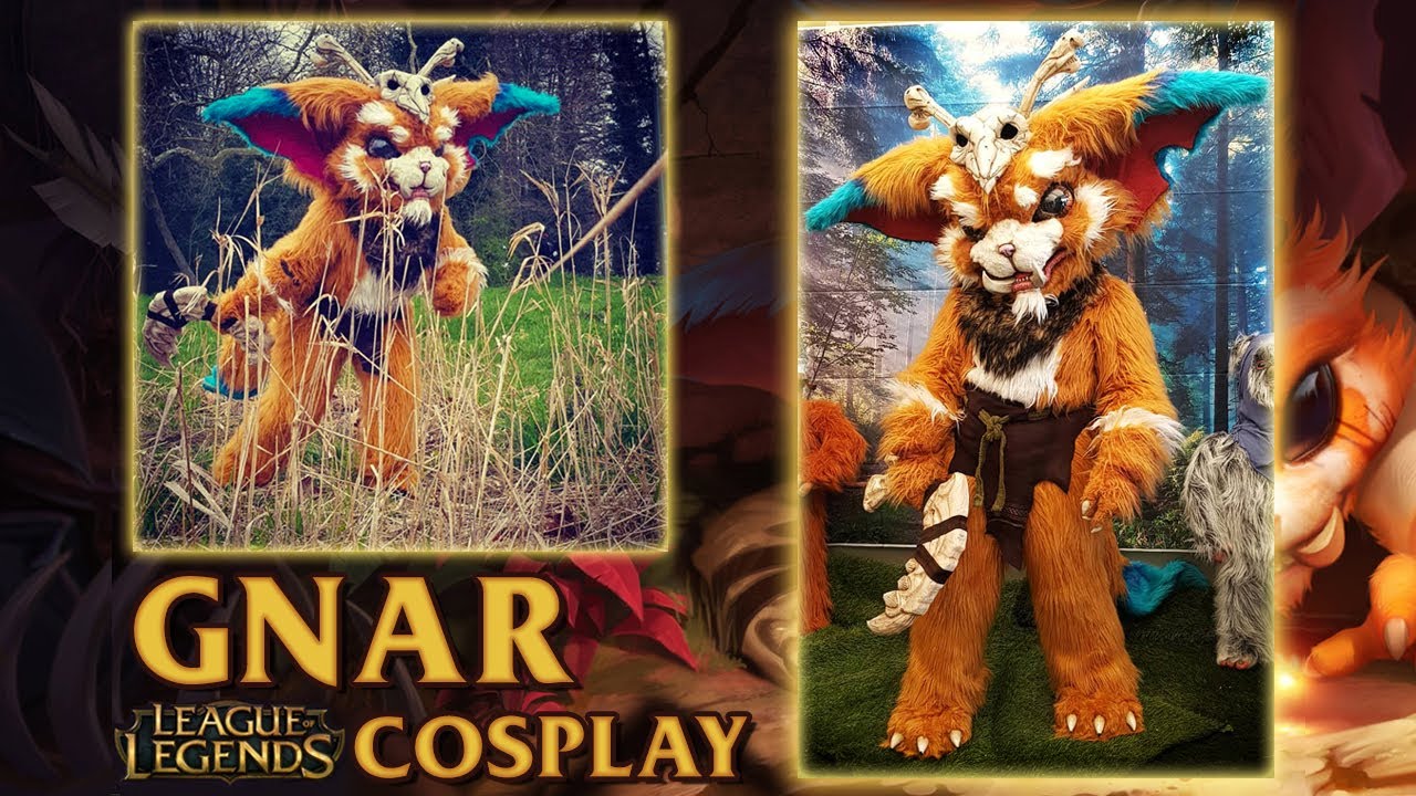 GNAR Cosplay | League Of Legends | Short Compilation - YouTube
