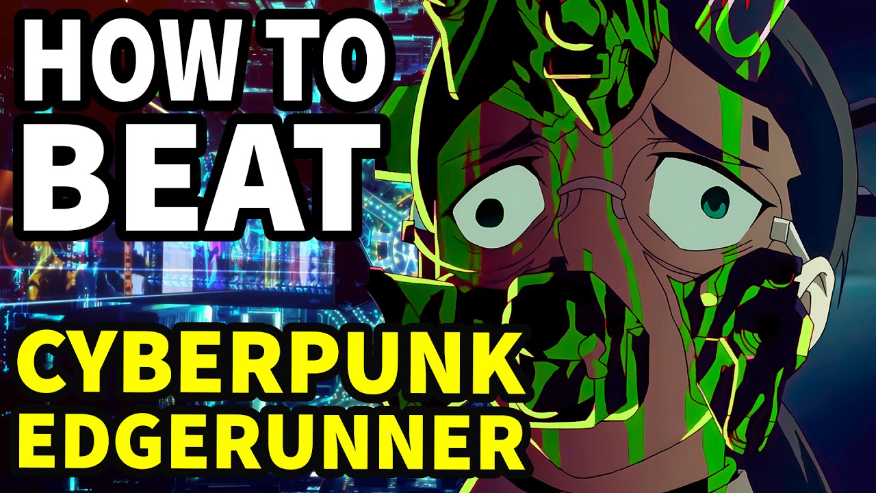 How to beat the CYBER PUNKS in "CYBERPUNK:EDGERUNNER" - YouTube