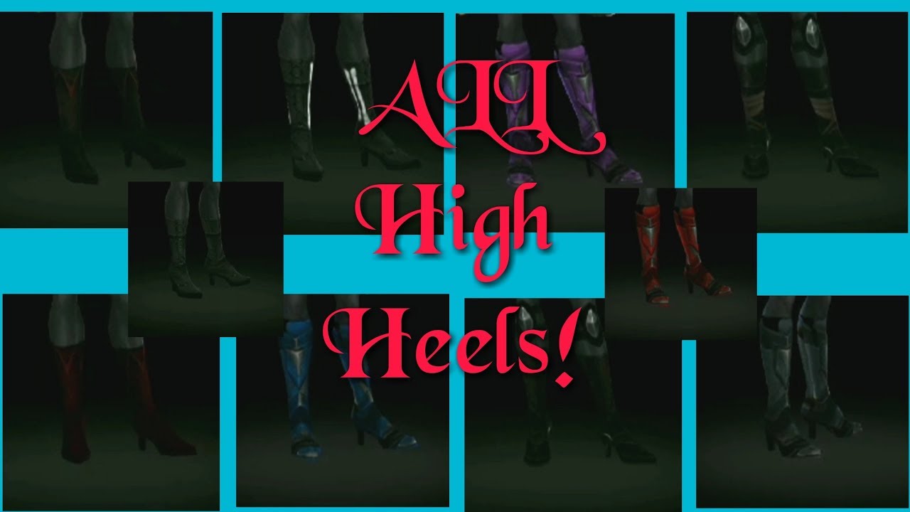 AQ3D ALL High Heels! | Every Pair of High-Heeled Boots & Where/How to ...