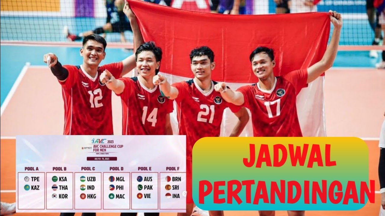 BOLA VOLI PUTRA: DAFTAR PEMAIN & JADWAL LENGKAP PERTANDINGAN AVC ...