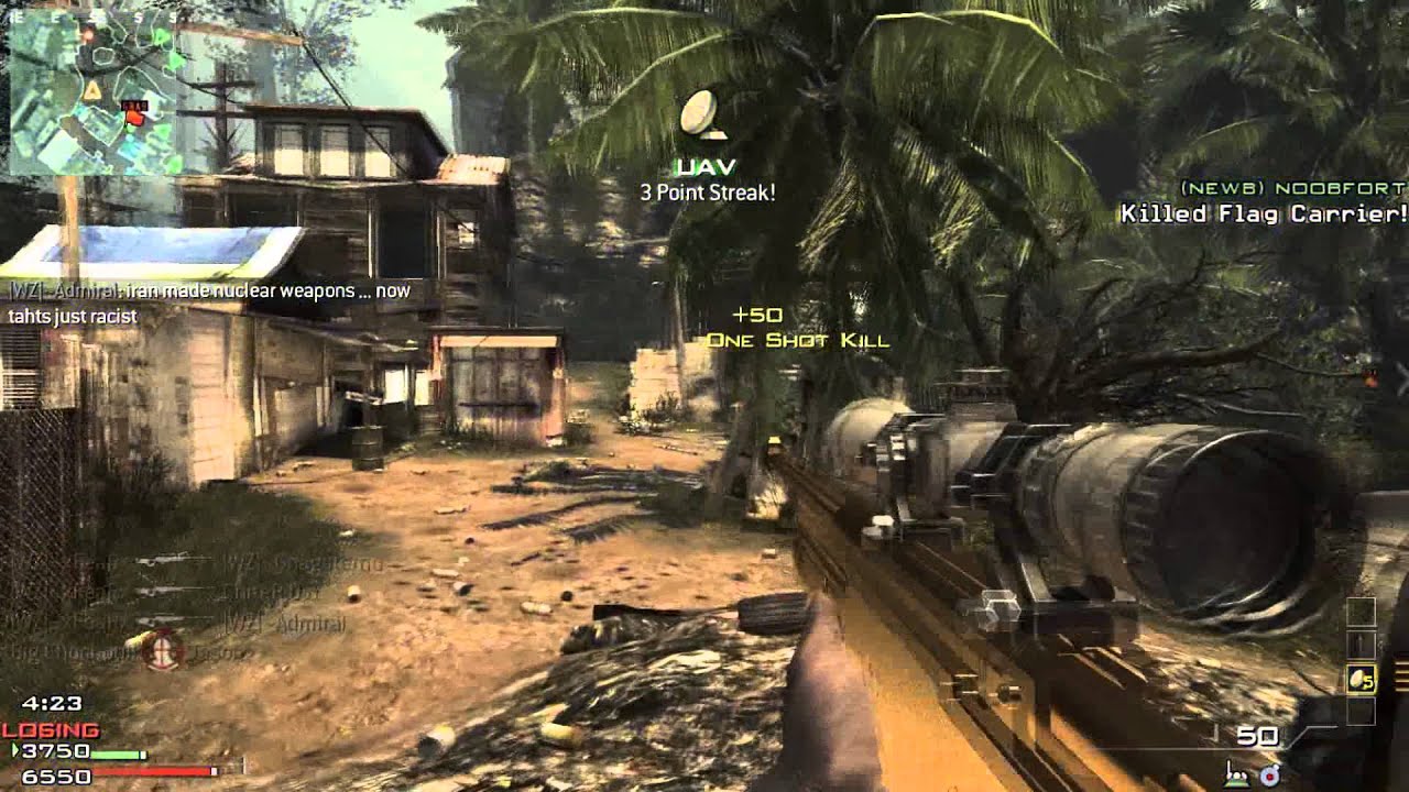 MW3 modern warfare 3 . 6 kill feed sniper l118a - YouTube