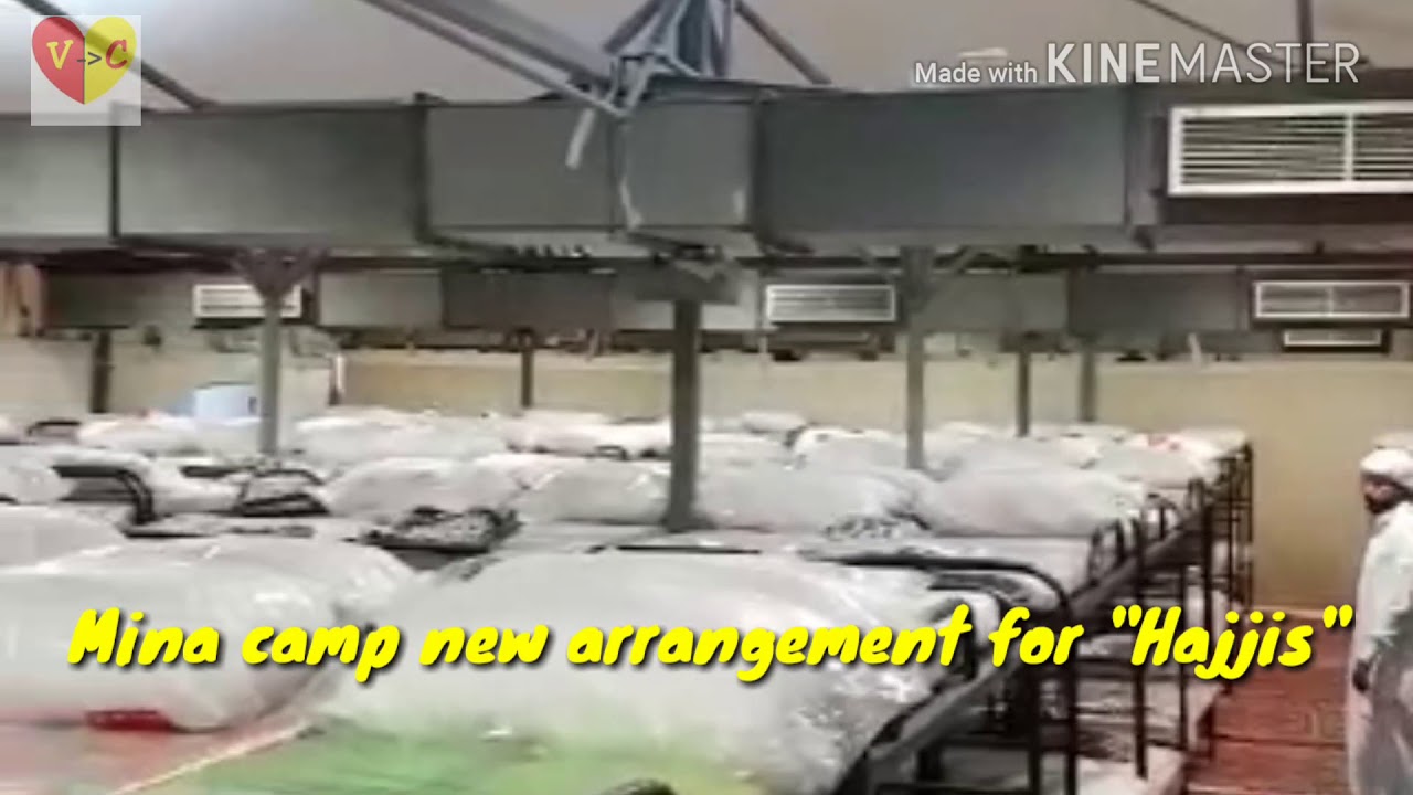 Mina camp new arrangement for Hajjis - YouTube
