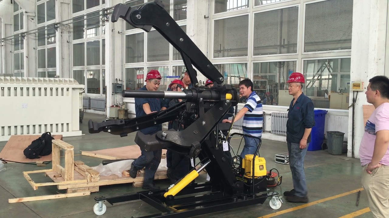 100 Ton Hydraulic Puller Customer Video - YouTube