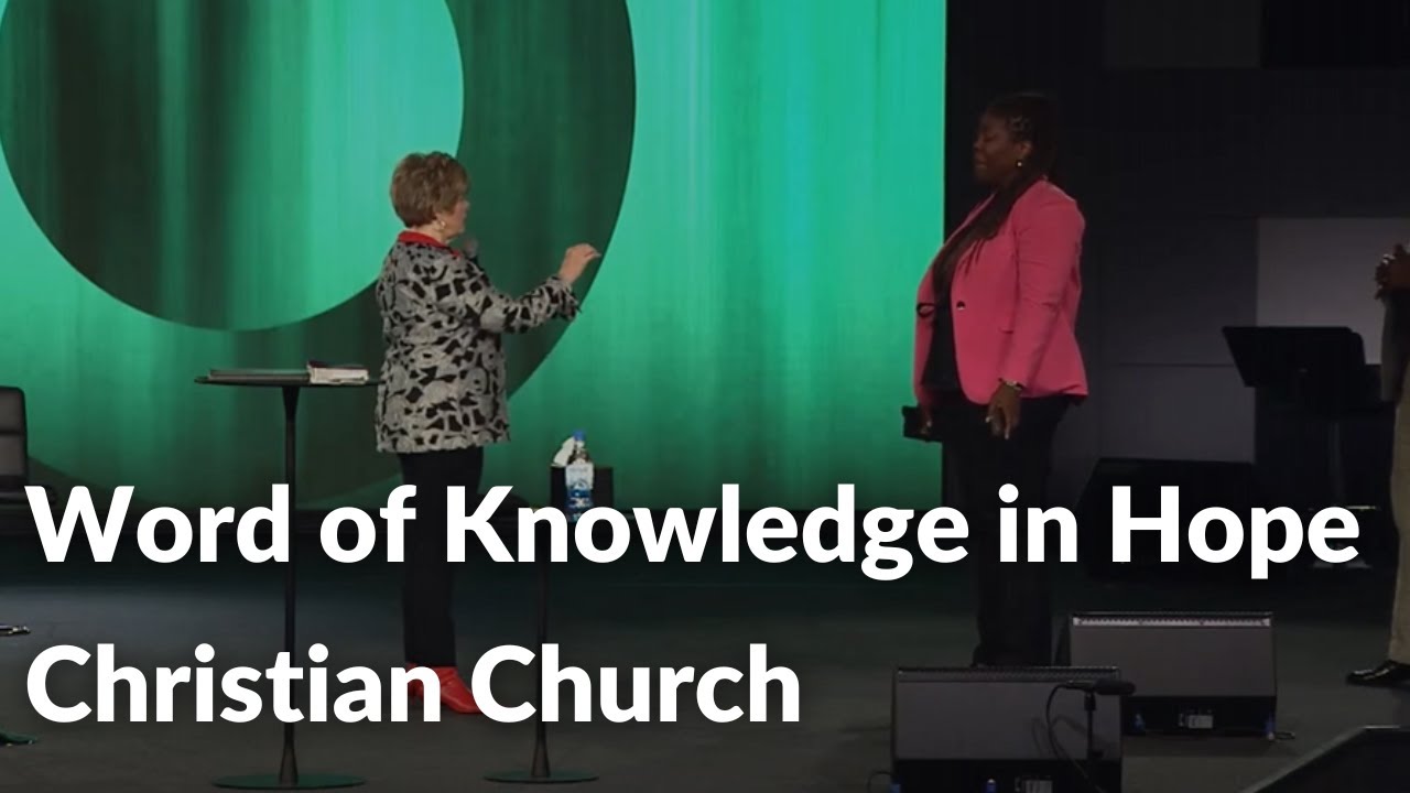 Word of Knowledge in Hope Christian Church by Prophet Cindy Jacobs ...