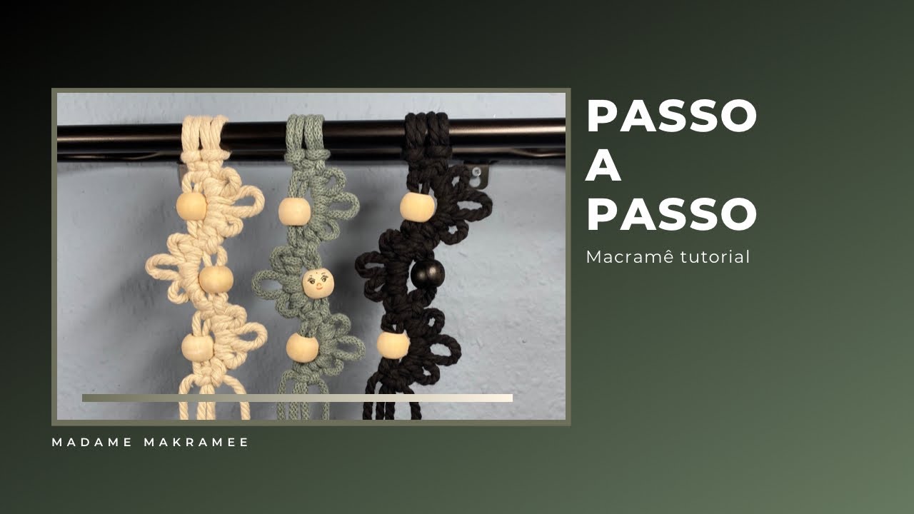 Macramê Tutorial / Passo a Passo / DIY / Makramee Tutorial - YouTube