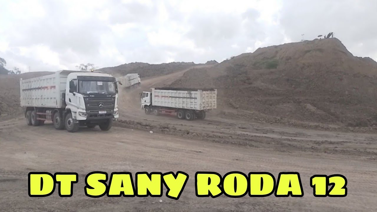 Dump Truck SANY Roda 12 Angkut Baru Bara Merayap Di Tanjakan Tinggi #tambangbatubarakalimantan ...