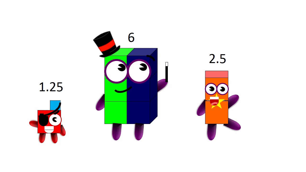 Some cool fan made numberblocks assets i did - YouTube