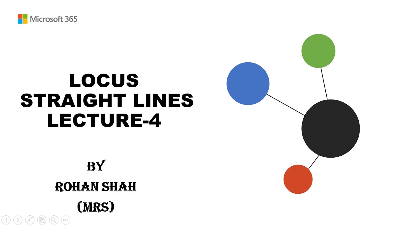 STRAIGHT LINES ADVANCED LECTURE 4 | TRIGO IN CONICS | LOCUS CONCEPTS ...