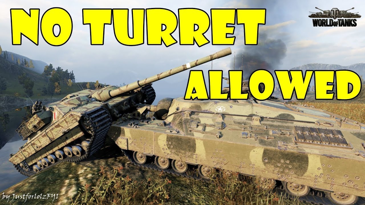 World of Tanks - Funny Moments | NO TURRET ALLOWED! - YouTube