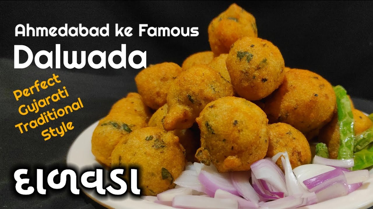 दालवडा - Gujarati Style Perfect Dalwada Recipe | Moongdal Wada ...