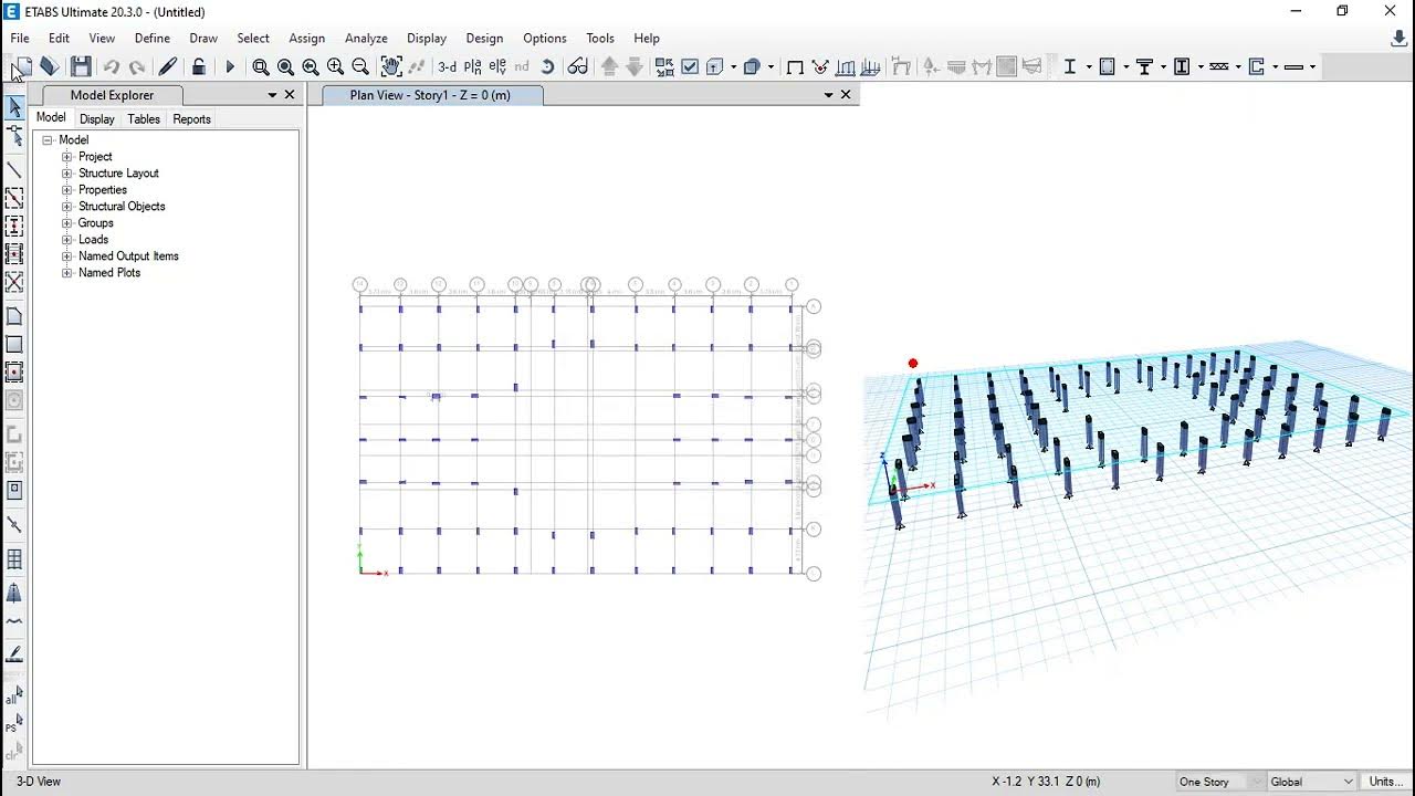 GRIDS AND AXIS FROM AUTOCAD TO ETABS - YouTube