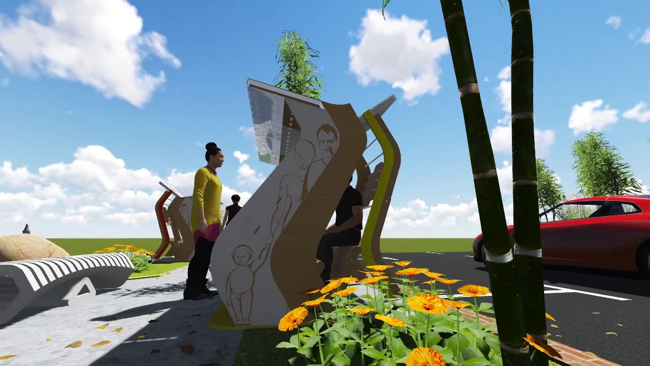 Portable Kiosk and Bus stop - YouTube