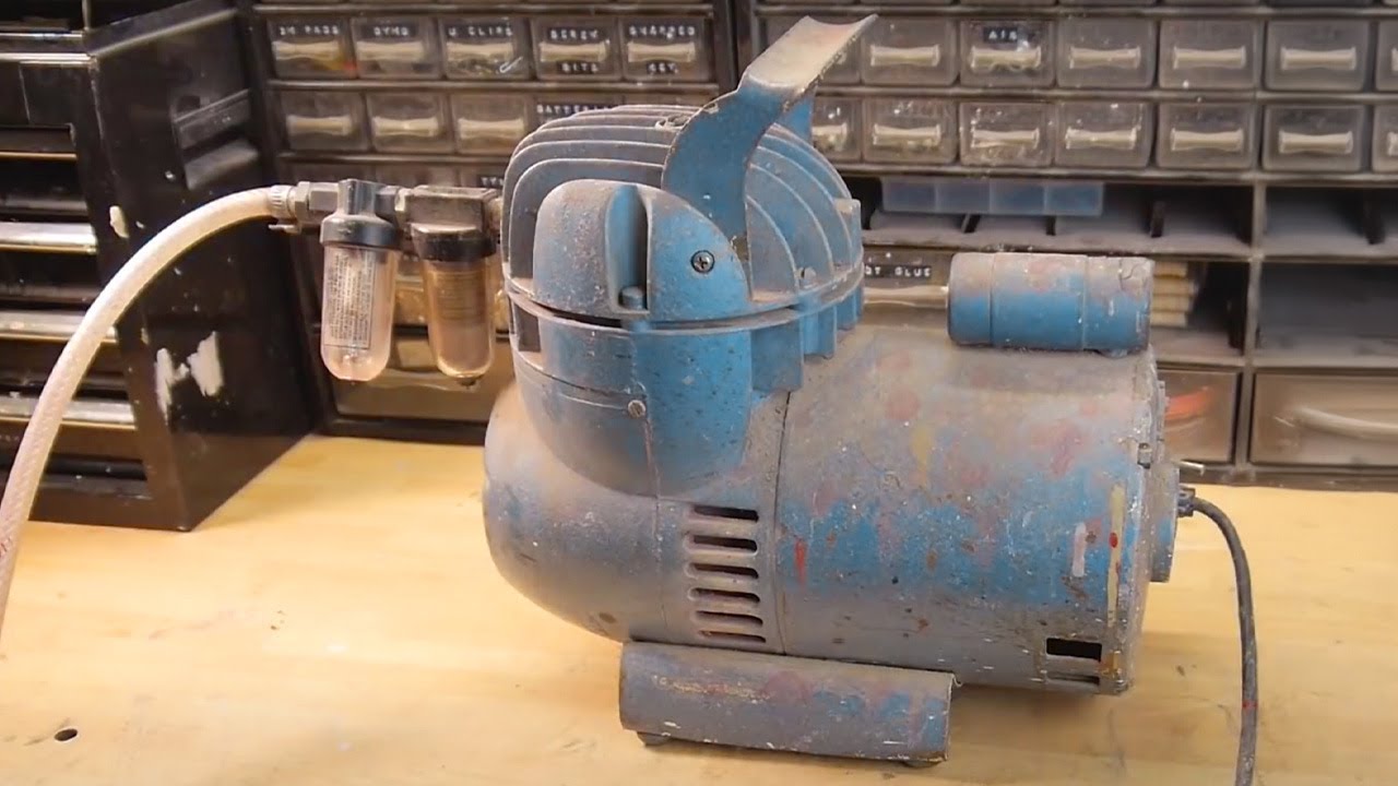 Old Airbrush Compressor Restoration - YouTube