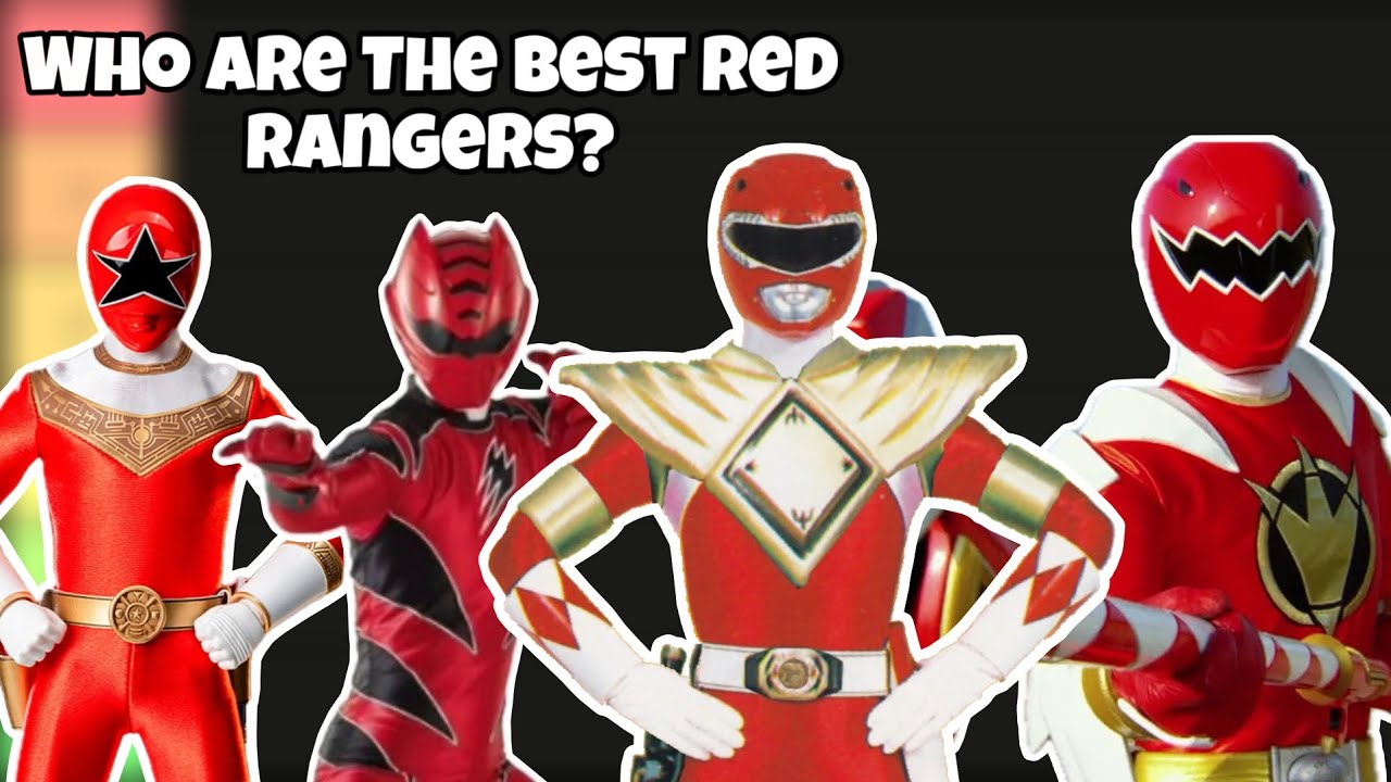 The Ultimate Red Ranger Tier List - YouTube
