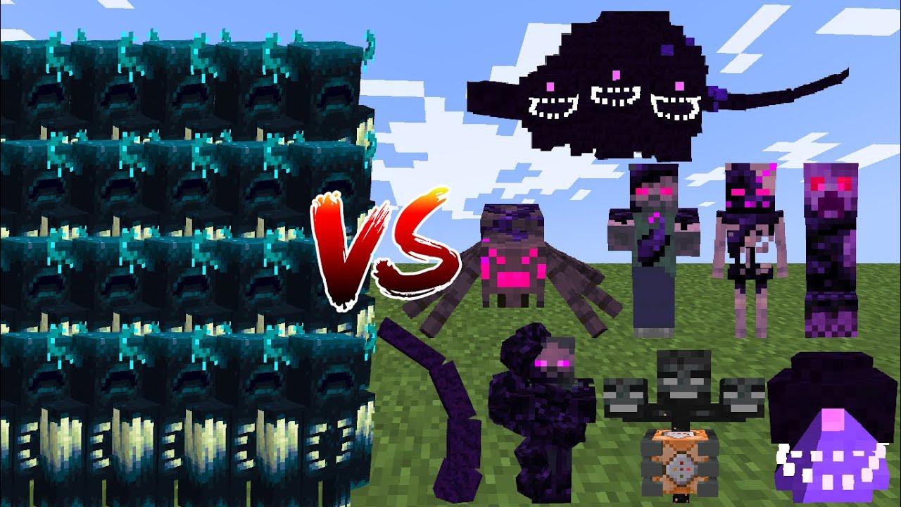 WARDEN ARMY vs ALL WITHERSTORM BOSSES - YouTube