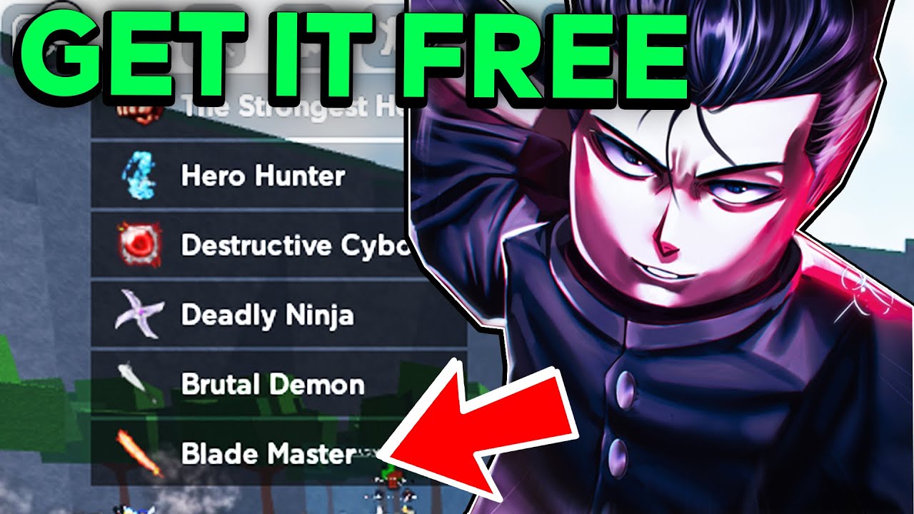 HOW TO GET *FREE* BLADE MASTER in THE STRONGEST BATTLEGROUNDS (ROBLOX ...